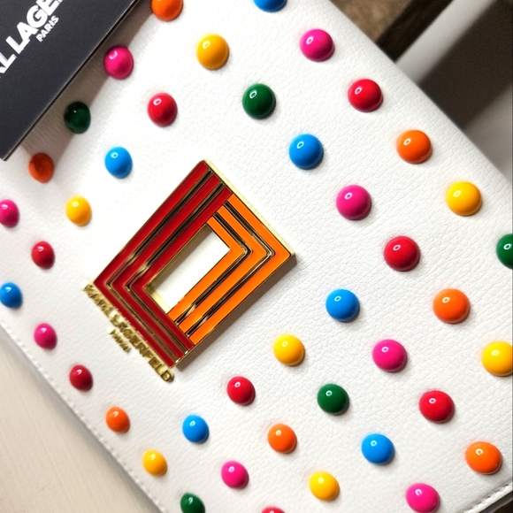 Karl Lagerfeld | Bags | Nwt Karl Lagerfeld Paris Simone Crossbody White ...